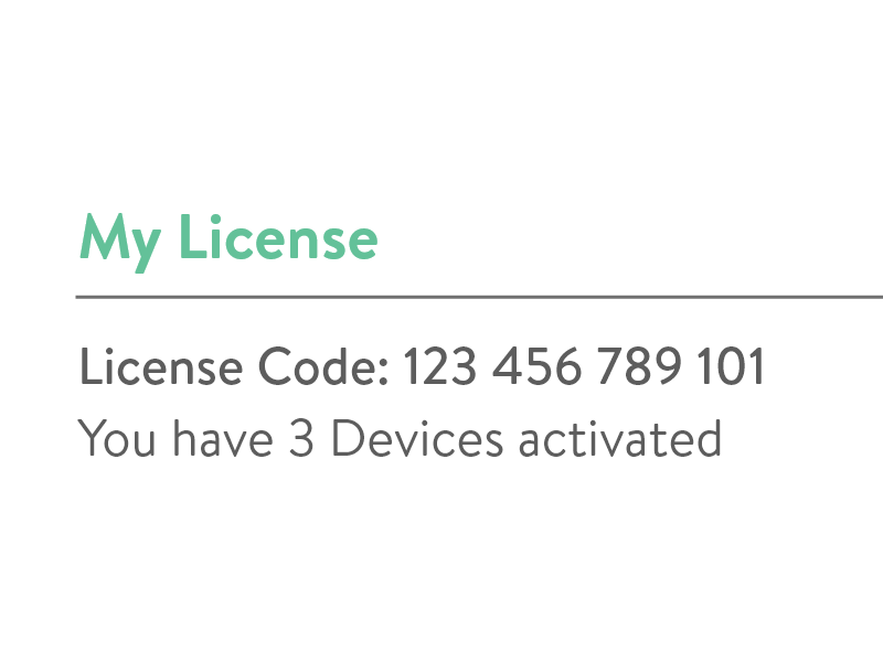 Finding Your License Code