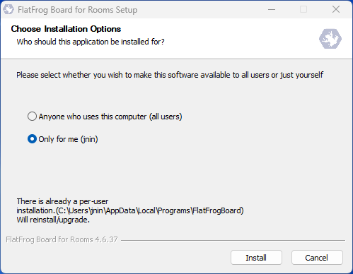 FlatFrog Board for Rooms Software Installation and Activation Instructions